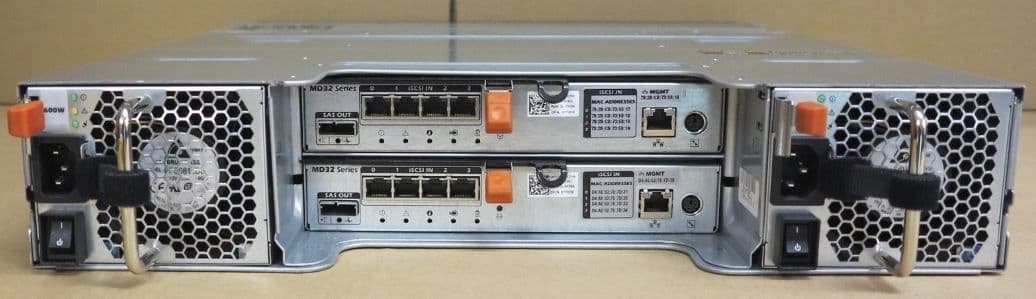 Dell PowerVault MD3220i iSCSI SAN Storage Array 14x 600GB HDD Dual ...