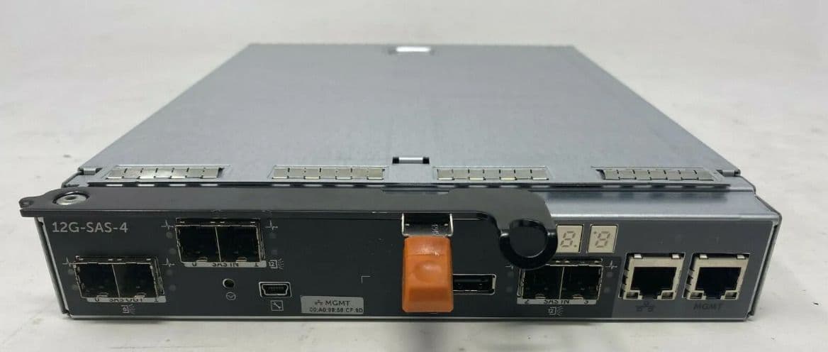 Dell PowerVault MD3400 12G-SAS-4 12Gb SAS EMM Enclosure Management ...