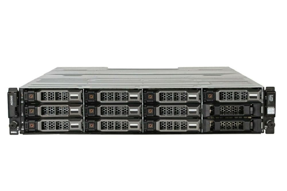 Dell PowerVault MD3400 Storage Array 10x 600GB 15K SAS HDD 2x 12G-SAS-4 ...