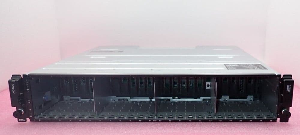 Dell PowerVault MD3420 24x 2 5" SAS SFF Bay 2x 12G-SAS-4 Controller 2x PSU