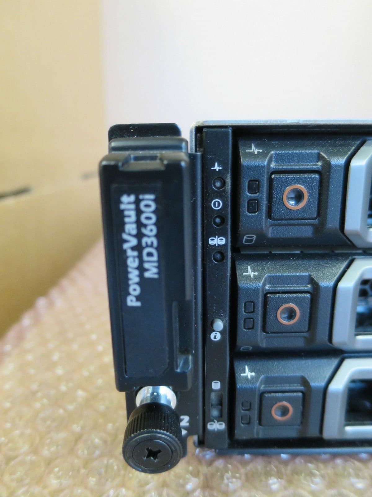 Dell PowerVault MD3600i iSCSI SAN NEW 36TB SAS 2x10GbE Controllers ...