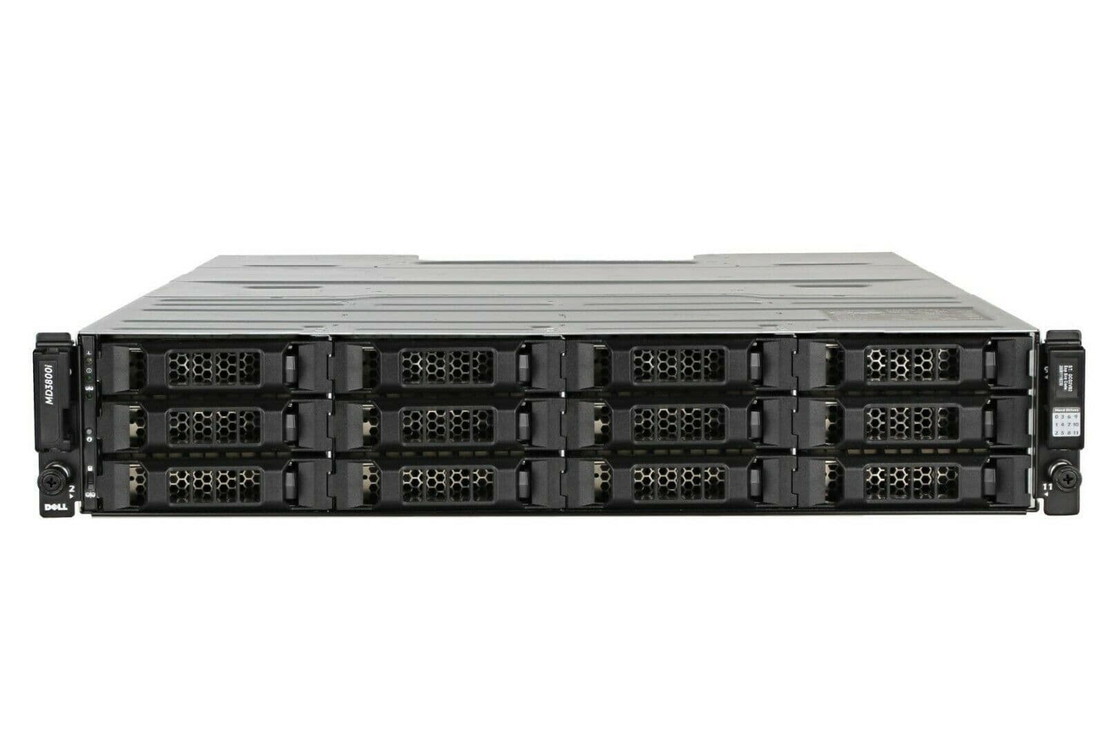 Dell PowerVault MD3800i 12-Bay 10G iSCSI Storage Array 2x PSU