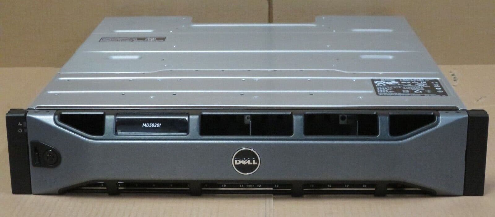 Dell PowerVault MD3820f SAN SAS Storage Array 24x2 5" 2x 16G-FC-4 ...