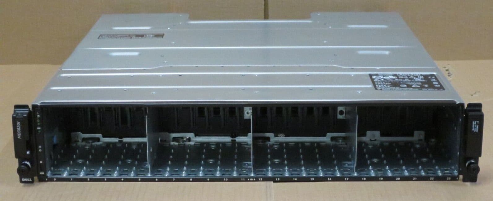 Dell PowerVault MD3820f SAN SAS Storage Array 24x2 5" 2x 16G-FC-4 ...