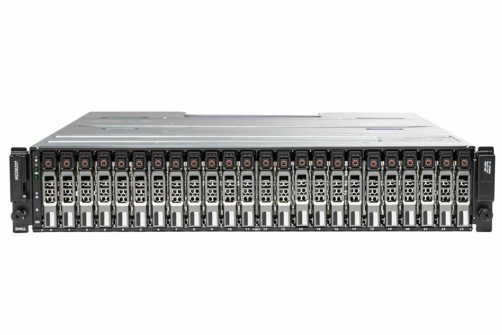 Dell PowerVault MD3820f Storage Array 24x 900GB 10K HDD 2x FC 16Gb/s ...