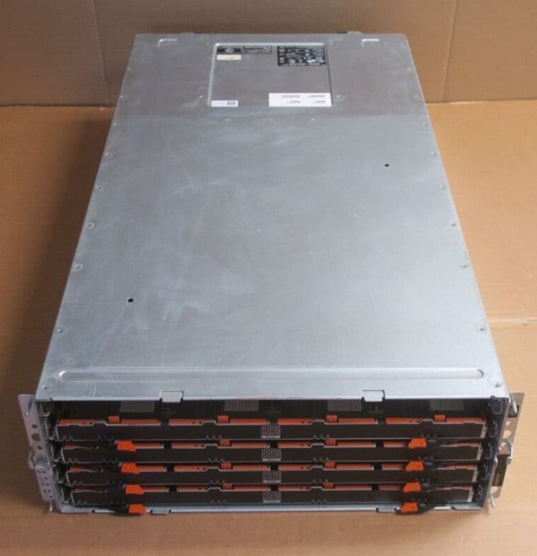 Dell PowerVault MD3860f 48-Bay Storage Array 4x Shelf 1x PSU No Controllers