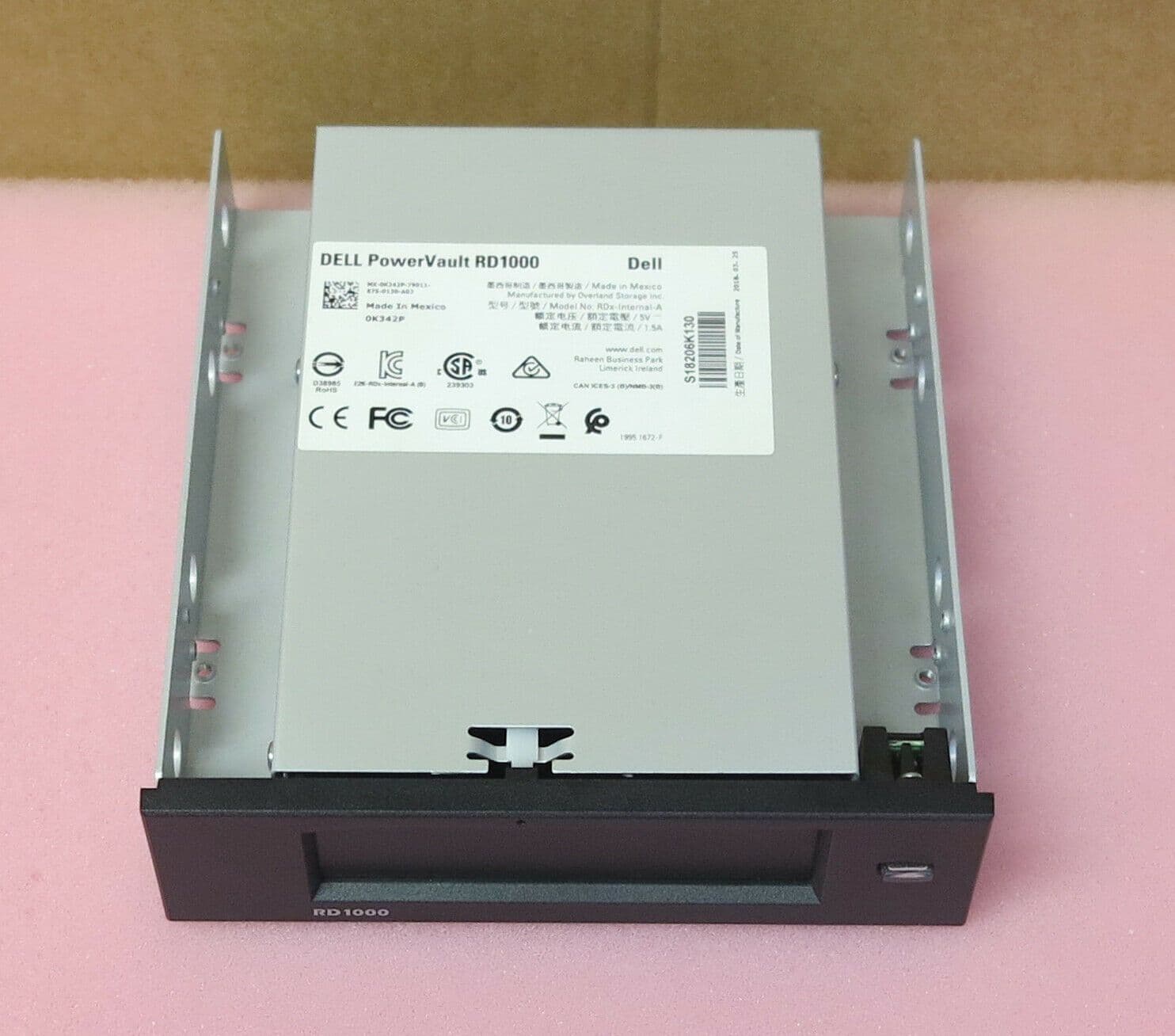 Dell PowerVault RD1000 Removable Disk Storage SATA Internal 3 5" RDX K342P