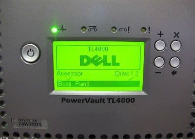 Dell PowerVault TL4000 LTO4-120 SAS Ultrium Drive Library Autoloader ...