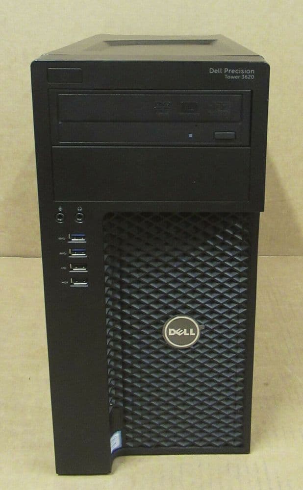 Dell Precision Tower 3620 E3-1220v5 3GHz 8GB DDR4 Ram 256GB SSD NVS-315 ...