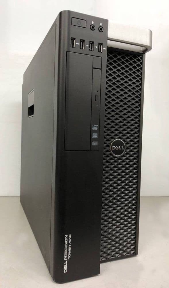 Dell Precision Tower 7810 CTO / 2x 256GB SSD / AMD FirePro W2100 2GB ...