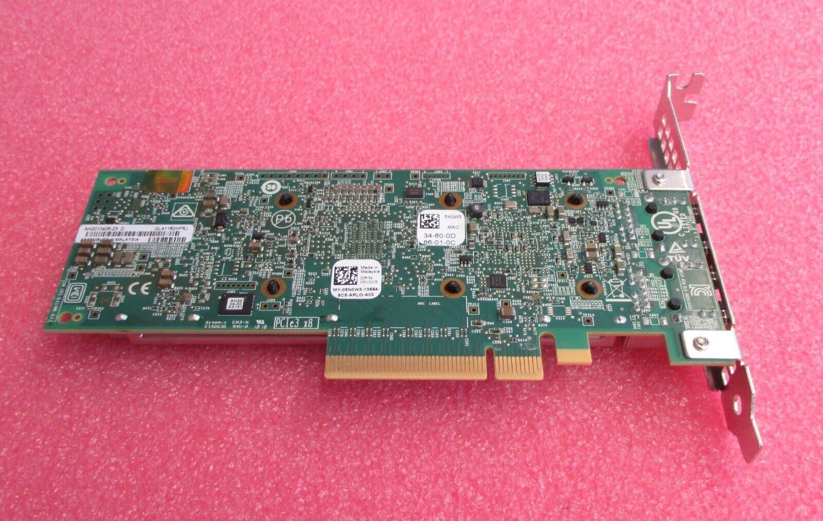 Dell QLogic QL41162 10Gb RJ-45 Dual Port Converged Network Adapter CNA ...