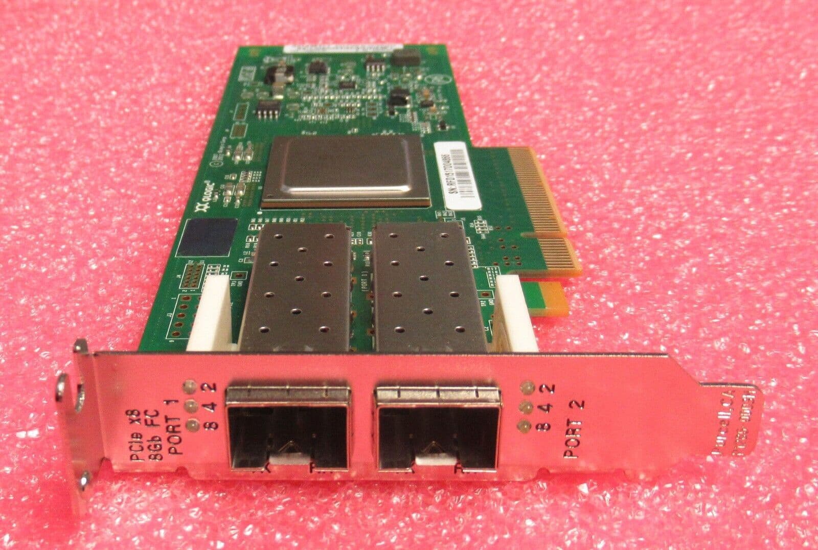 Dell QLogic QLE2562L Dual Port PCI-E 8GB Dual Fibre HBA Host Bus ...