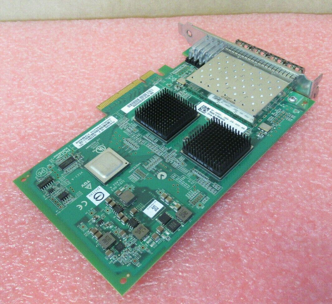 Dell QLogic QLE2564-T-DEL 4-Port 8GB Fibre Channel Host Adapter HBA ...