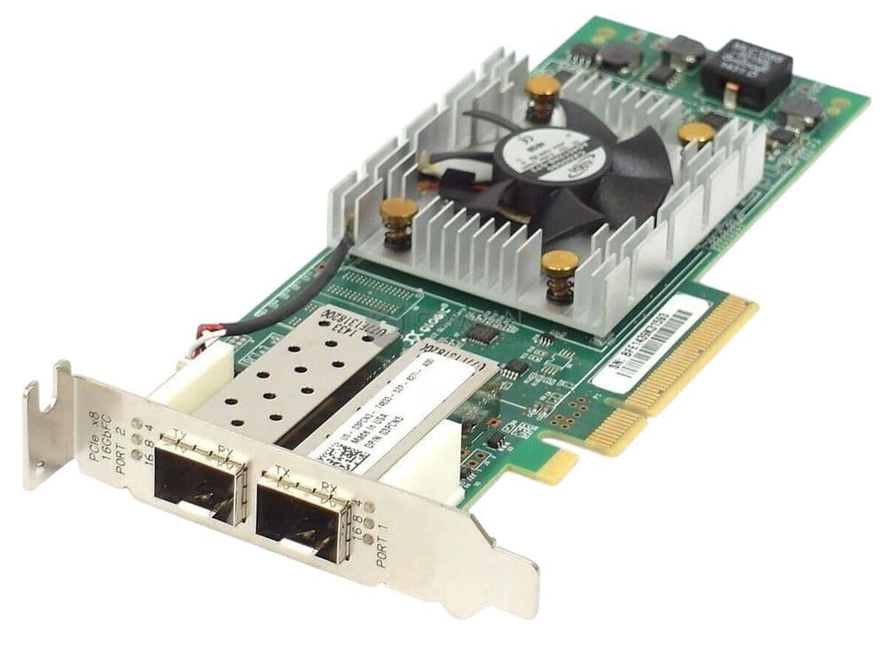 Dell QLogic QLE2662 16Gb/s FC Dual Port PCI-e 3 0 X8 Host Bus Adapter ...