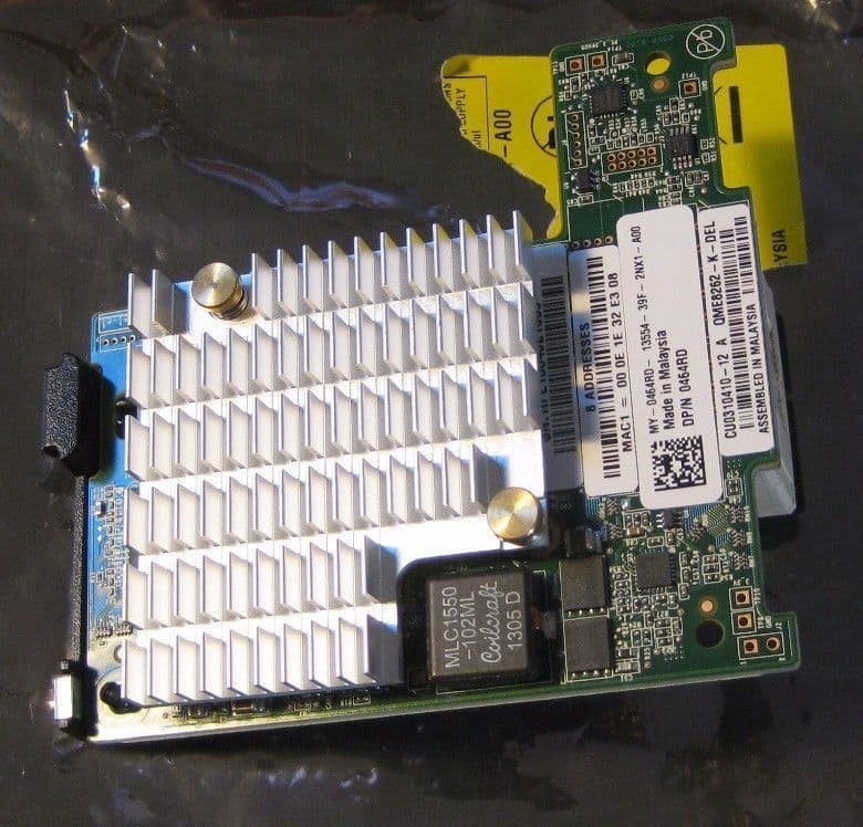 Dell Qlogic QME8262 Dual Port 10GB/s Fibre Channel Network Mezzanine ...