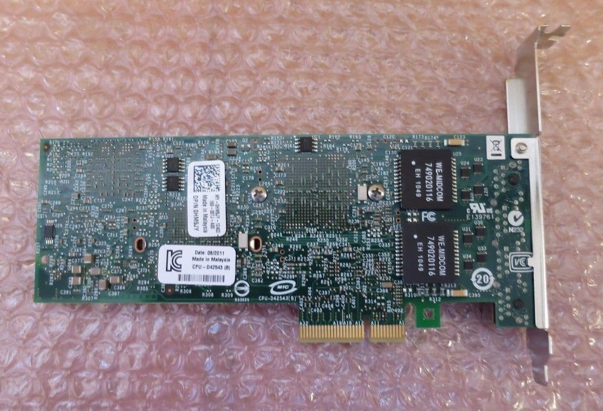 Dell Quad Port Gigabit Server Adapter Ethernet PCIe Network Interface ...