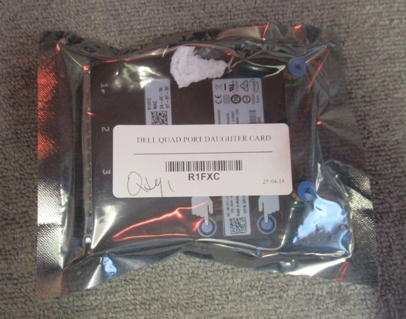 Dell R1XFC Intel i350 4 Ports 1Gbps Gigabit Ethernet Network Daughter Card