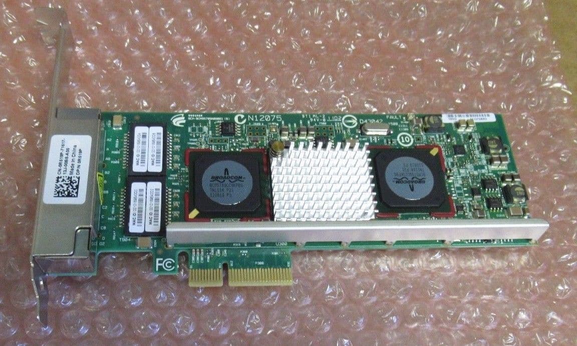 Dell R519P Broadcom Quad Port 5709 Gigabit PCI-E Network Adapter
