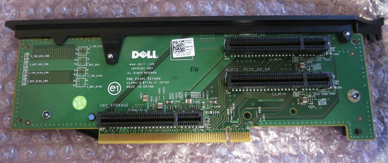 Dell R557C PowerEdge R710 3x PCI-E Riser Board