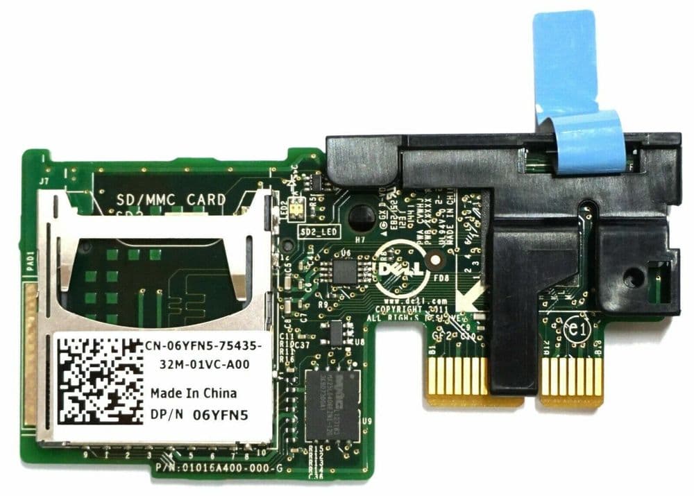 Dell R720 R620 R720xd Dual SD Card Module Reader 6YFN5 2 x Kingston 1GB ...