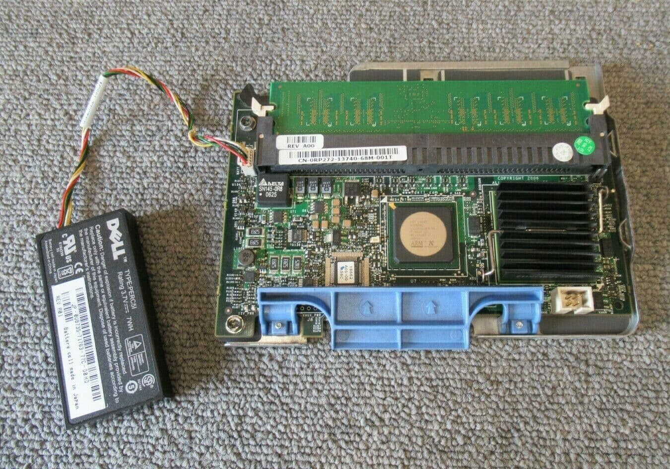 Dell RP272 0RP272 PowerEdge 1950 2950 PERC 5i SAS RAID Controller Card ...