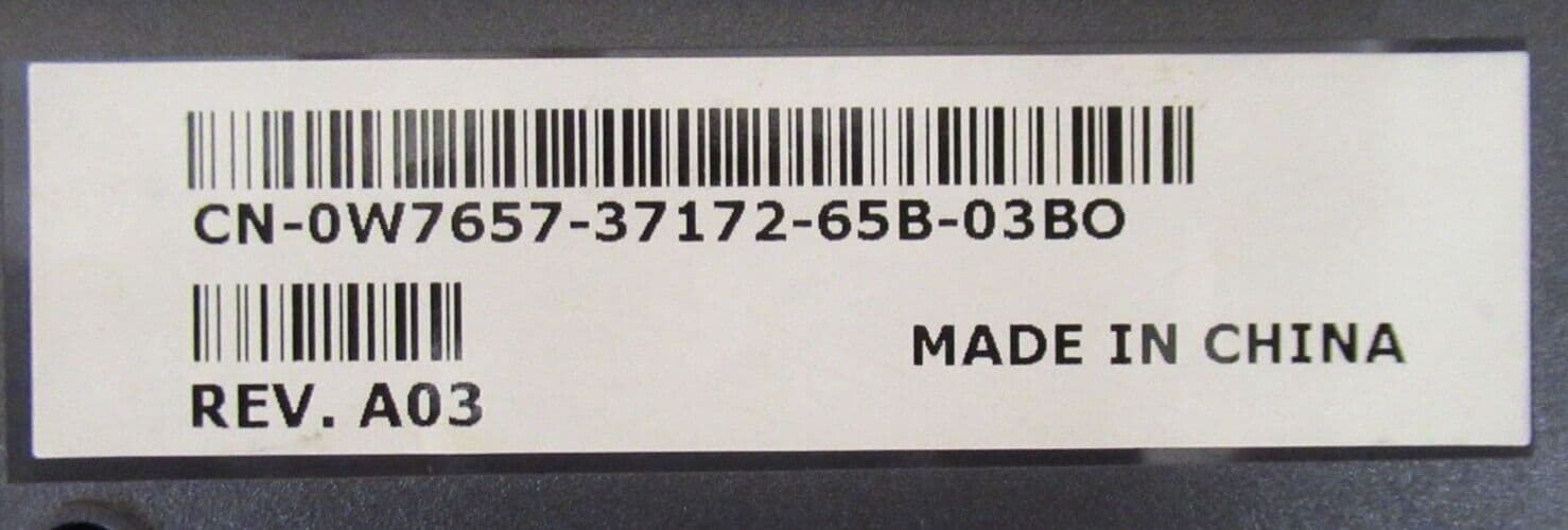 Dell RT7D50 W7657 0W7657 USB Wired Black 104-key UK QWERTY Standard ...