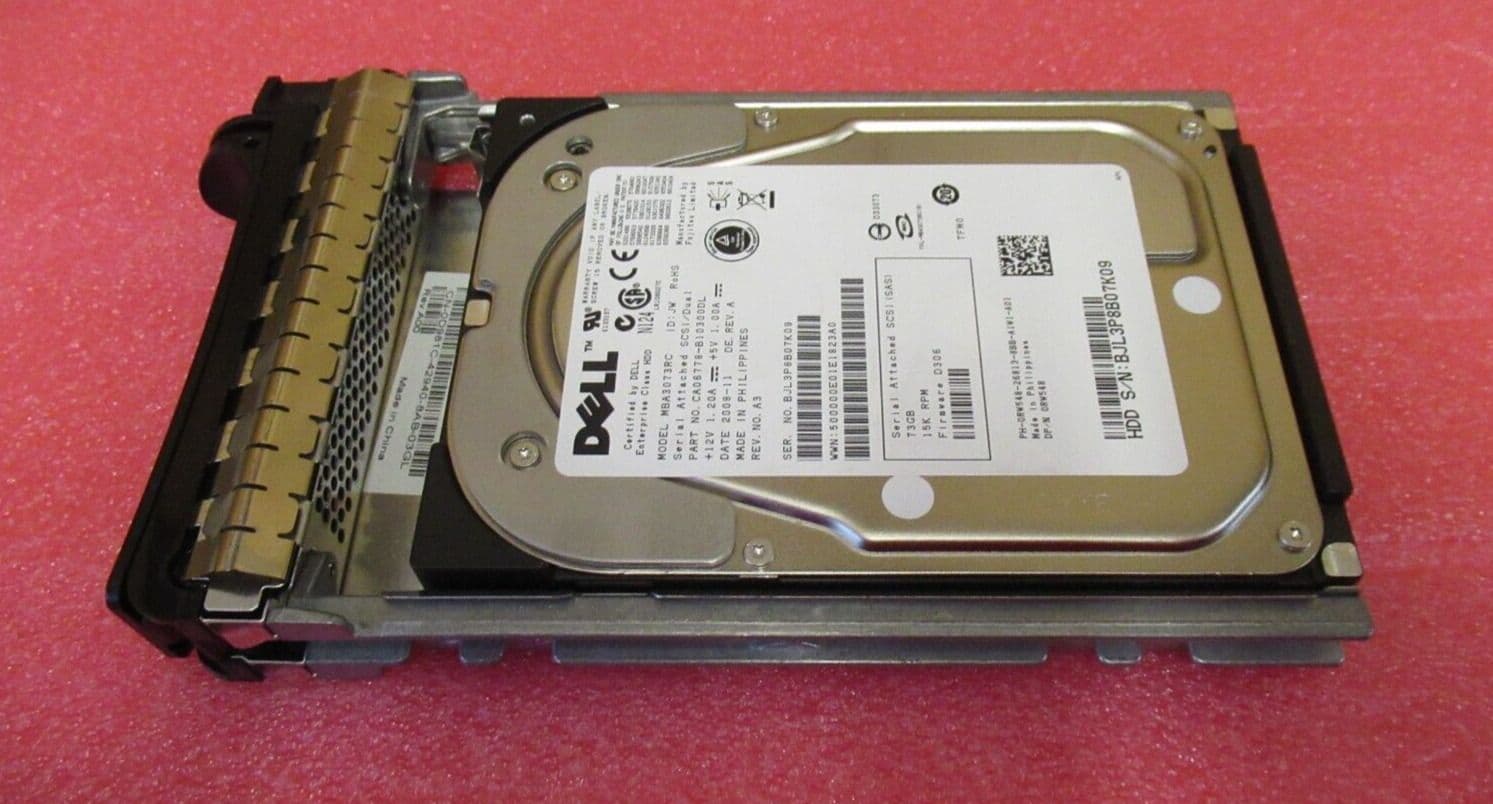 Dell RW548 MBA3073RC CA06778-B10300DL 73GB 15000RPM 16MB 3 5" Internal HDD