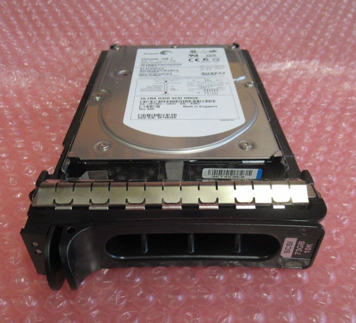 Dell Seagate ST373207LC FC960 Cheetah 10K 7 73GB 10000RPM U320 SCSI 80P ...