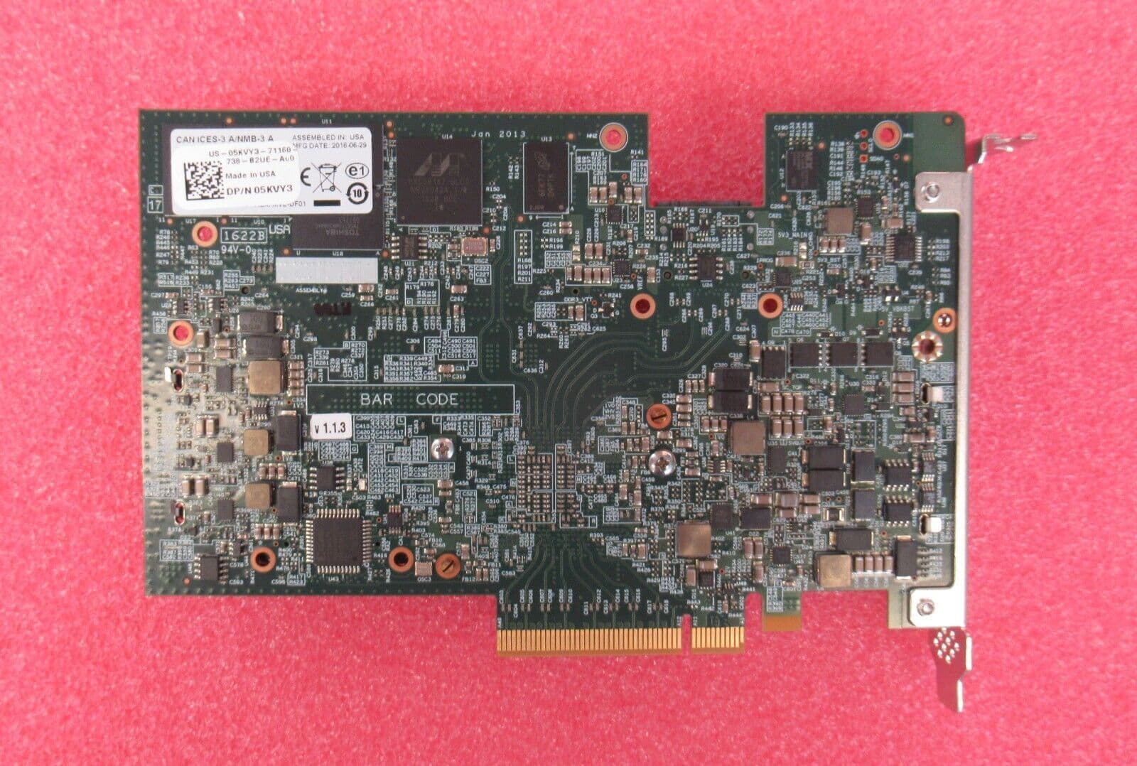 Dell Single-Port PCI-E x8 Cache Accelerator Module Card With 8GB Memory ...