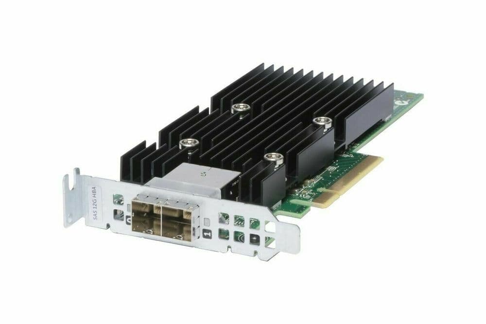 Dell T93GD 12GB/S Dual Port SAS 12Gbps PCIe-X8 External Host Bus HBA ... Dell T93GD 12GB/S Dual Port SAS 12Gbps PCIe-X8 External Host Bus HBA ...