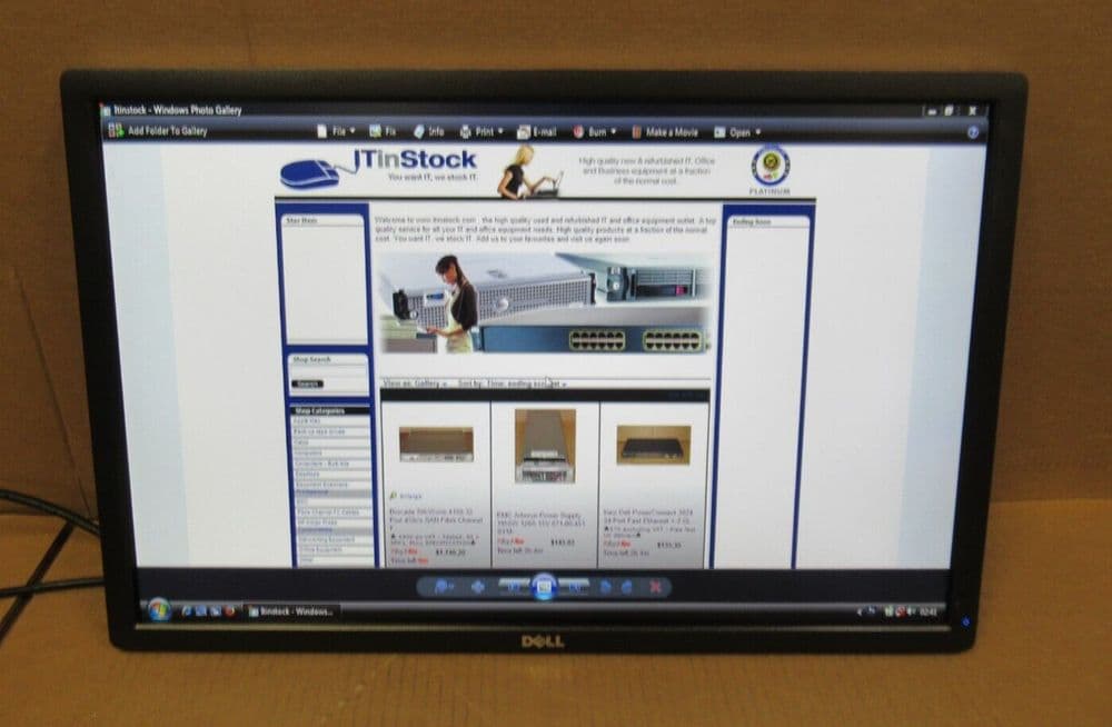 Dell U2412M YPPY0 24" LCD TFT IPS LED Widescreen Monitor VGA DVI ...