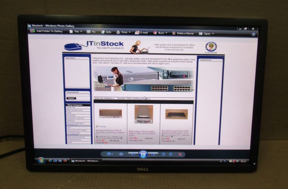 Dell U2413F 84K96 24" LCD TFT IPS LED Widescreen Monitor VGA DVI HMDI ...