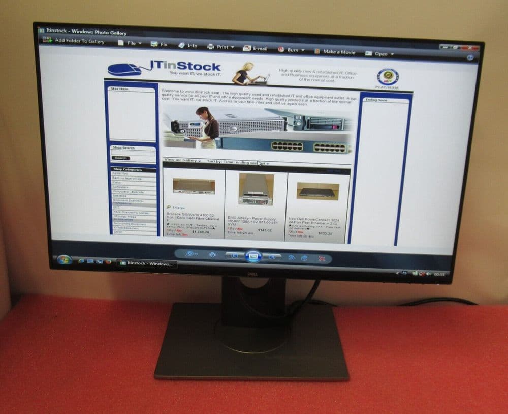 Dell U2417H 5K9YD UltraSharp 24" LCD TFT LED InfinityEdge Monitor HDMI ...