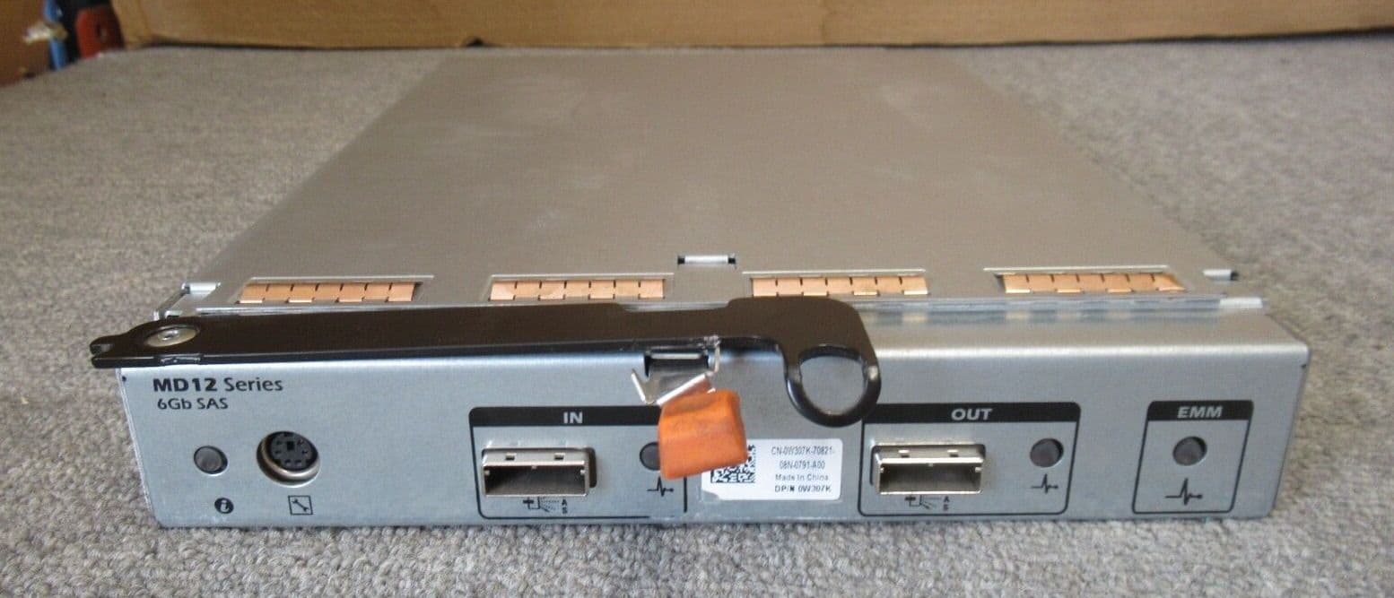 Dell W307K 3DJRJ PowerVault MD1200 MD1220 MD12 SAS 6Gbps EMM Controller ...