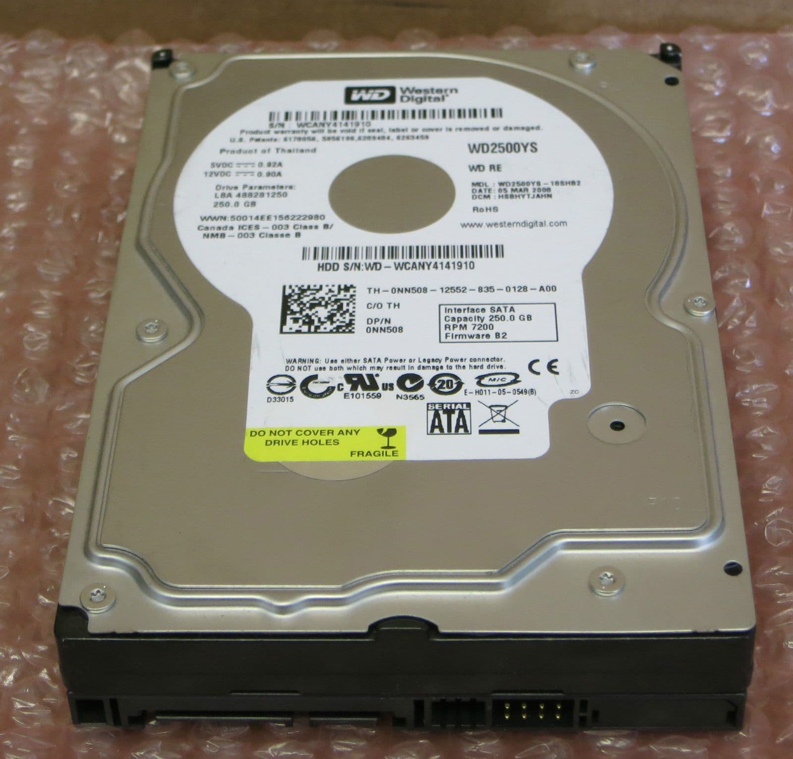 Dell Western Digital WD2500YS 250GB SATA 7200RPM 3 5 Internal Hard ...