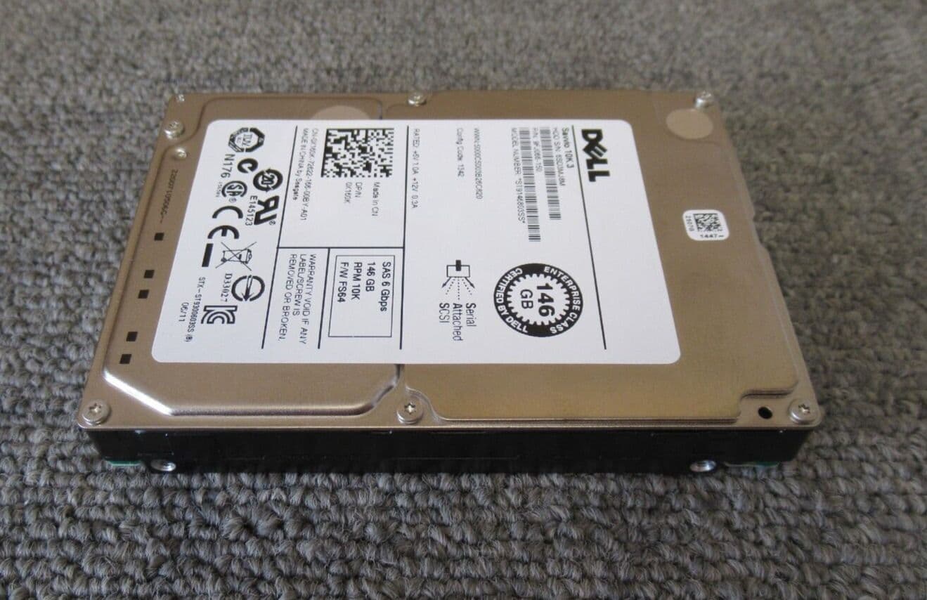 Dell X160K ST9146803SS Savvio 10K 3 146GB 10000RPM 6Gbps 16MB 2 5 ...
