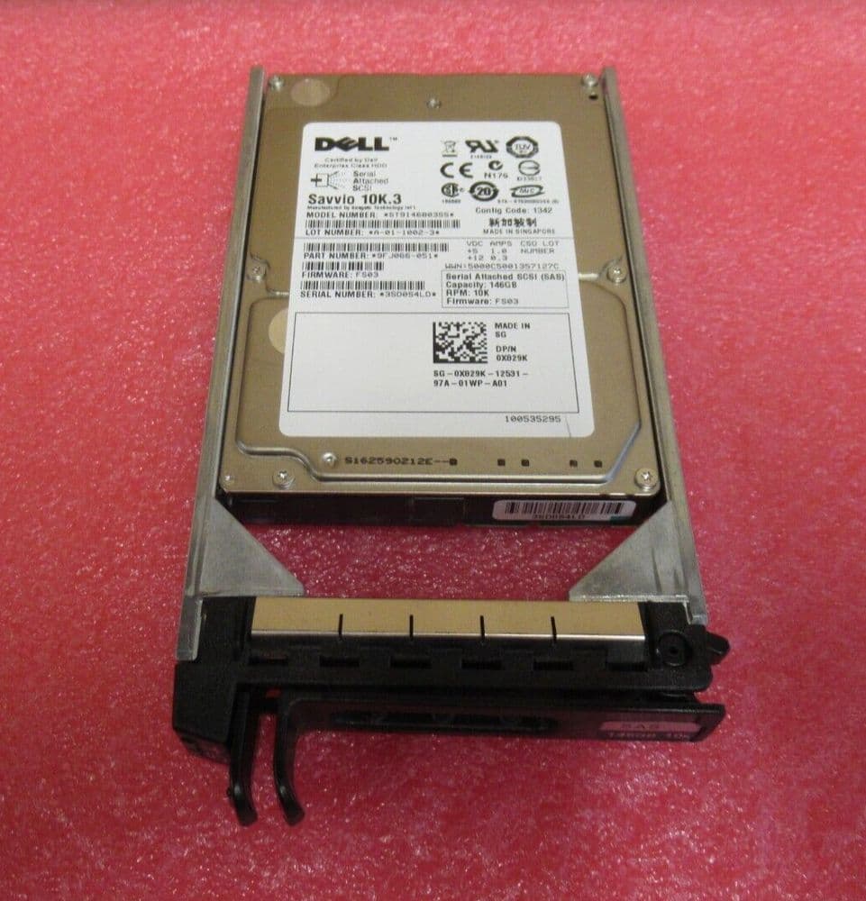 Dell X829K ST9146803SS Savvio 10K 3 146GB 10000RPM 16MB 2 5" Internal ...
