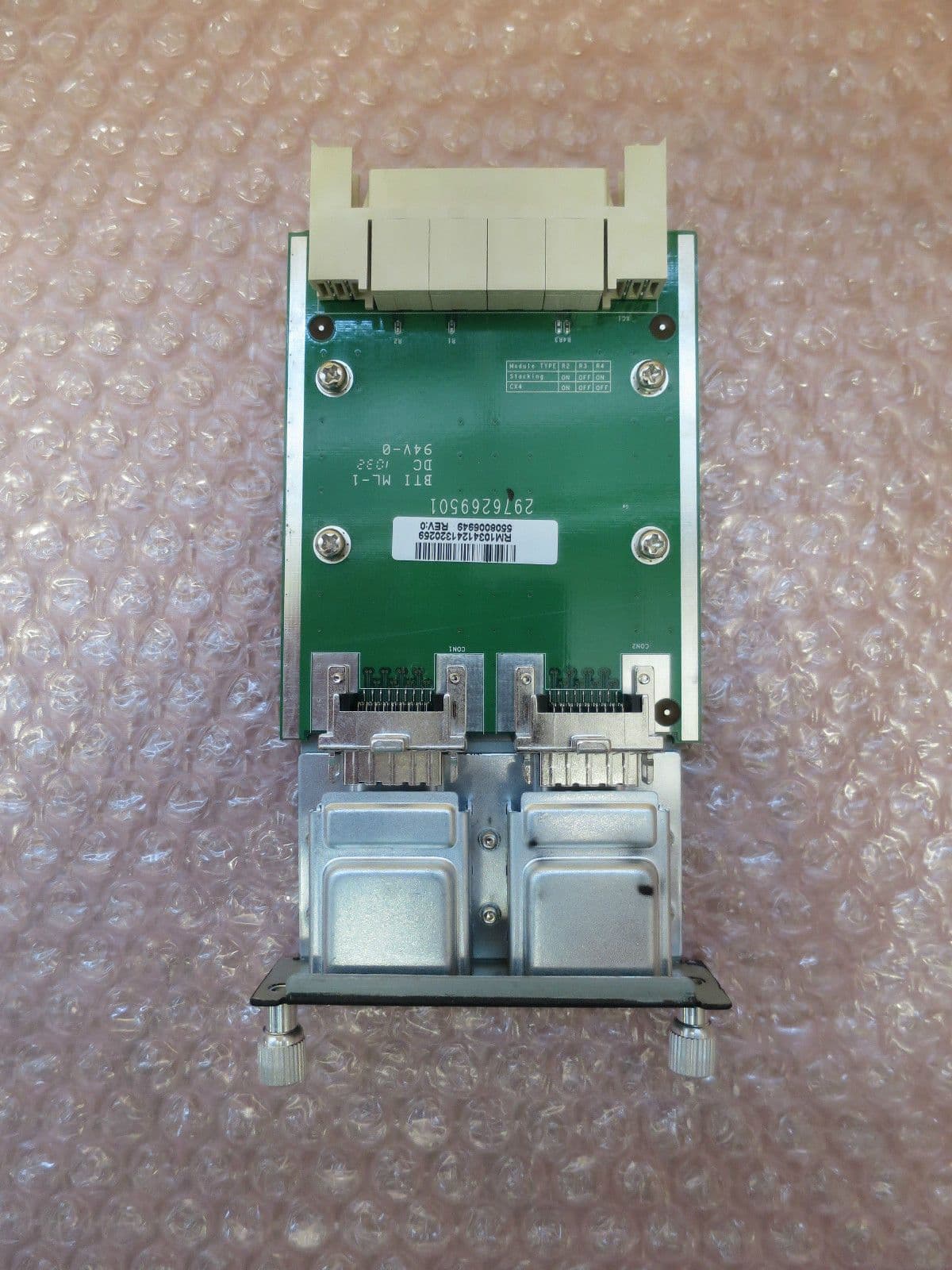 Dell YY741 10GB Fibre Dual Stacking Module Card PowerConnect 6224 6248 ...