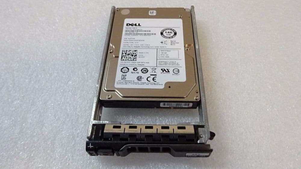 Dell146GB 15K 2 5" SAS 6Gbps HDD for PowerEdge Server R610 R620 R710 ...