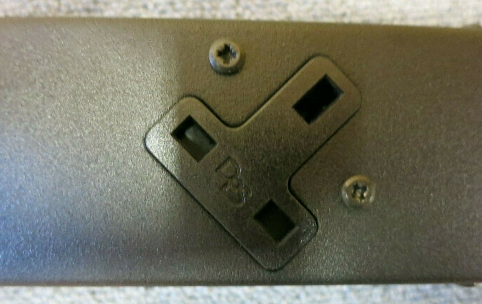 DPS 6 Right Angle UK Horizontally Rack Mounted PDU Without Plug