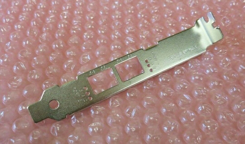 Dual Fibre Channel Half Height Low Profile PCIe 8GB Slot Bracket