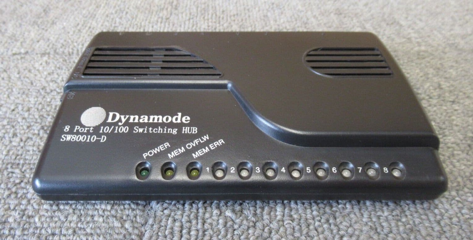 Dynamode SW80010-D 8 Port 10/100Mbps External Desktop Ethernet Network ...