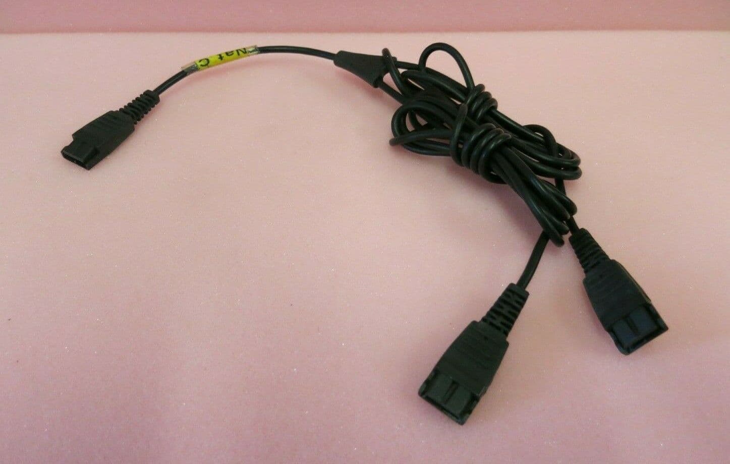 Eartec Office EAR-QD006 Y Training Cable with Plantronics Quick Disconnect