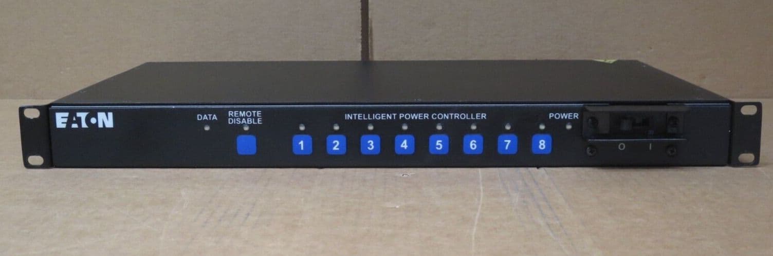 Eaton IPC3401-NET Intelligent Power Control 8x C13 19& x22; Rack 1U PDU ...