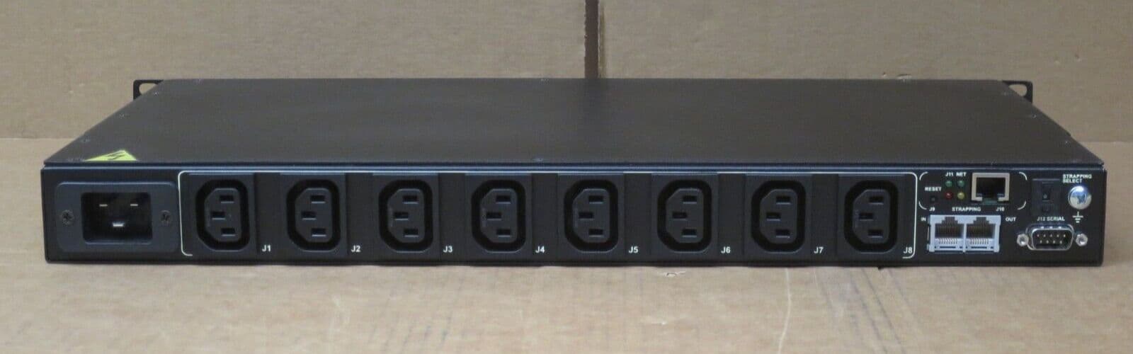 Eaton IPC3401-NET Intelligent Power Control 8x C13 19& x22; Rack 1U PDU ...
