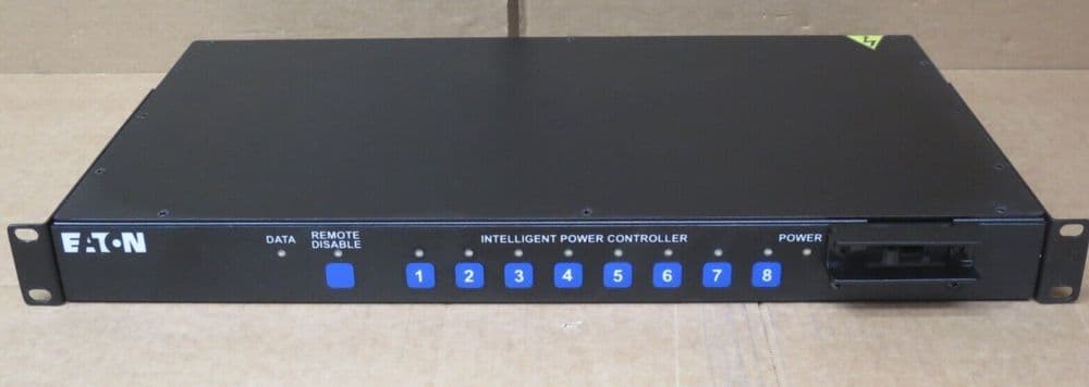 Eaton IPC3401-NET Intelligent Power Control 8x C13 19& x22; Rack 1U PDU Power Bar 12A