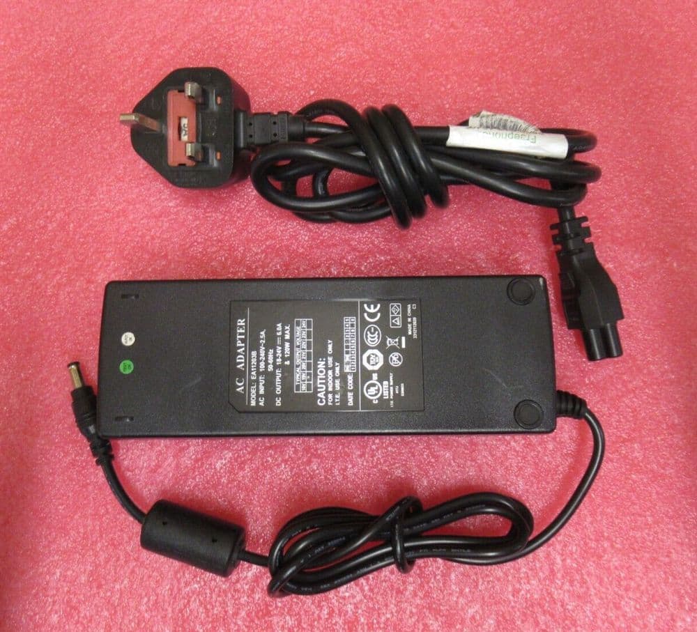 EDAC Power EA11203B ACAPSQ120-B Switchmode AC Power Adapter 120W 18-24V 6A