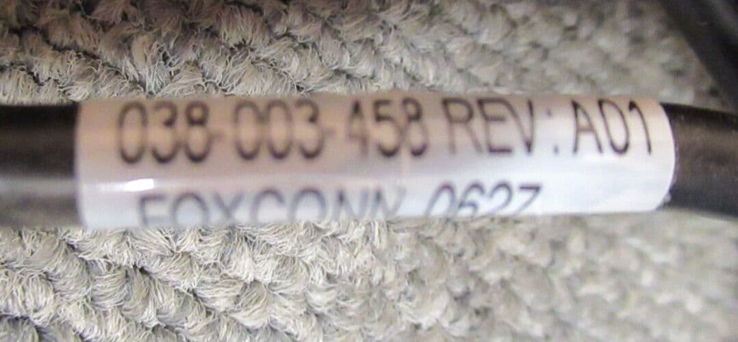 EMC 038-003-458 DB9 Female To DB9 Female 25FT Black External Serial Cable