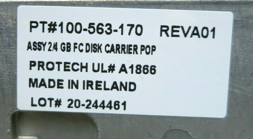 EMC 100-563-170 3 5" HDD Caddy Tray With 303-095-002B SCSI Interposer Board