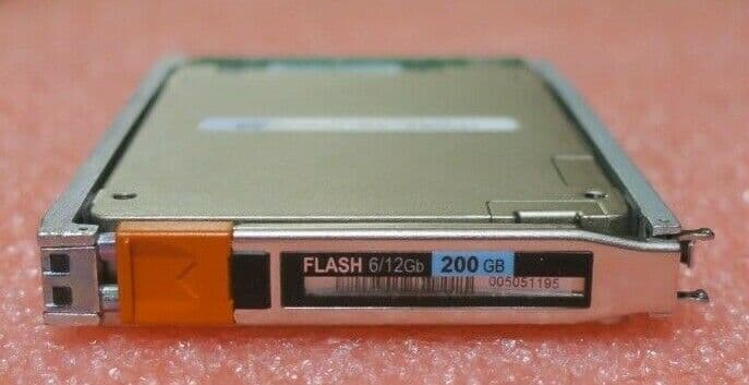 EMC 200GB Flash 6/12G SAS 2 5" SSD Solid State Drive 005051195 V6-2S6F-200